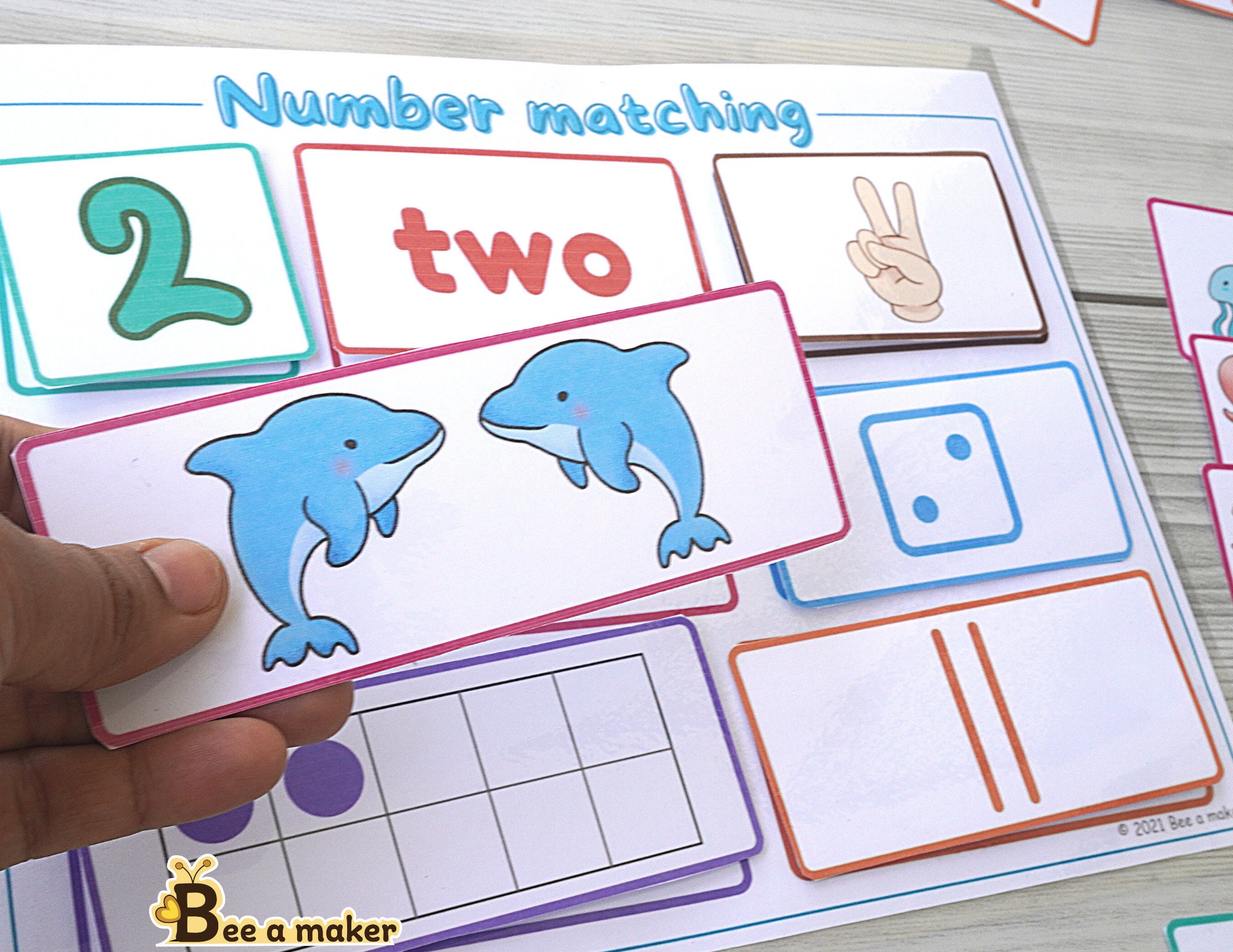 Counting Practice Numbers 1-10 Printable for Busy Book - Etsy