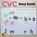 Alphabet Beginning Sounds Busy Book Printable Pdf Page, Preschool ...