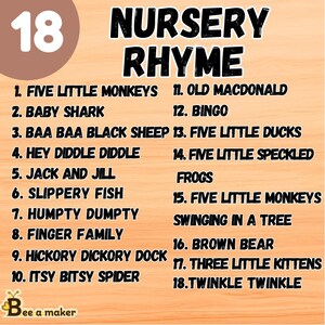 NURSERY RHYME BUNDLE- 18 Rhymes - Etsy