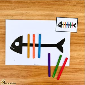 Fish Popsicle Fine Motor Skill Activity for Toddlers and Preschoolers ...