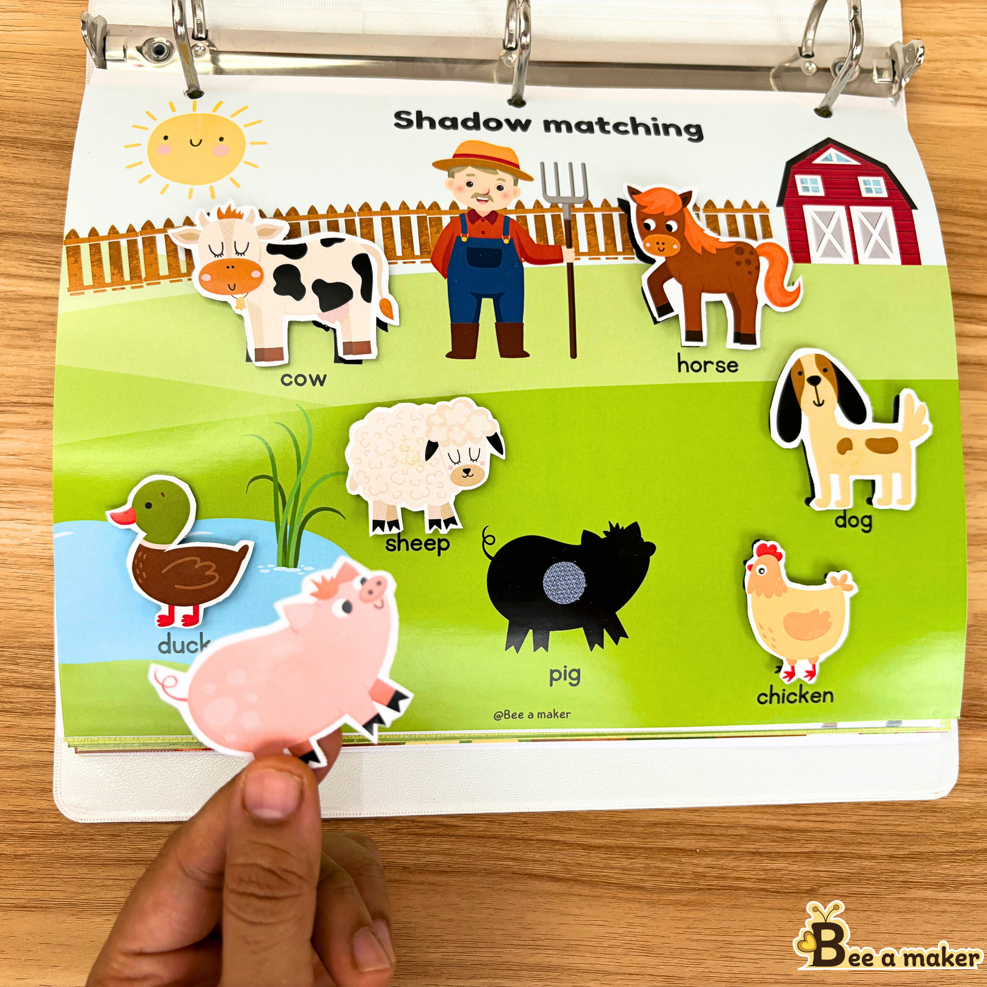 Farm Animals Busy Book - Etsy