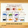 Brown Bear Color Matching Activity: Eric Carle Learning (digital ...