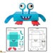 3D Monster Geometric Shapes STEM Activity - Etsy