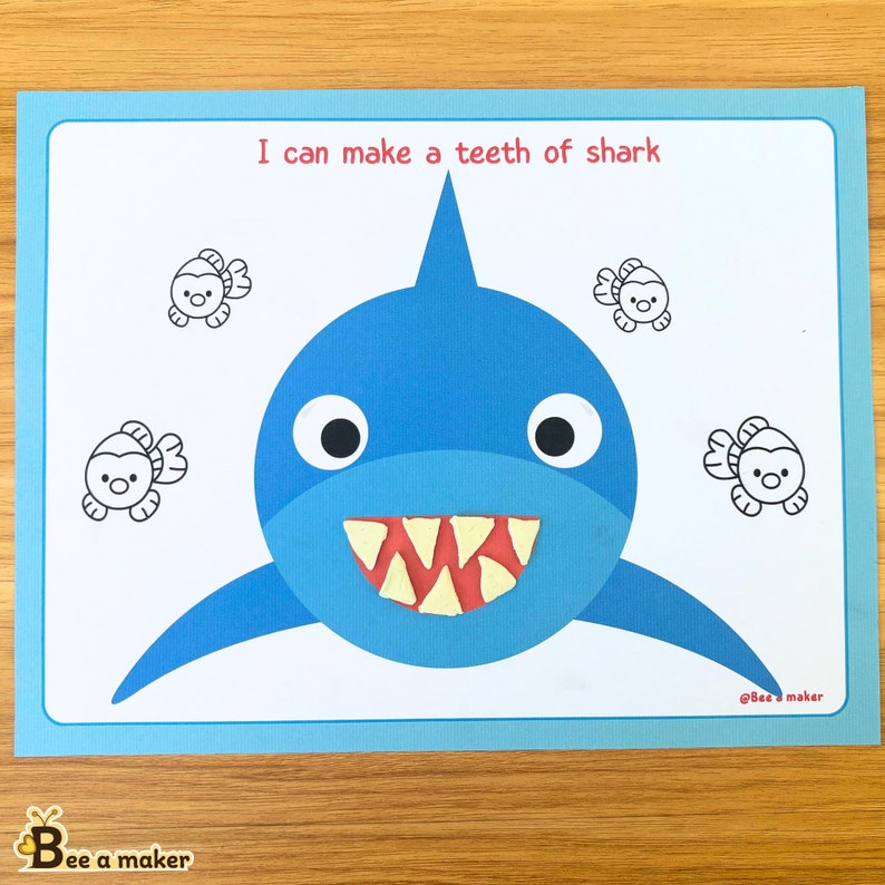 Ocean Animals Playdough Mats - Etsy