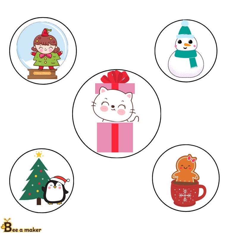 Christmas Thaumatrope STEM Activity for Kids, Papercraft, Optical ...