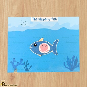 Slippery Fish Busy Book Page - Etsy