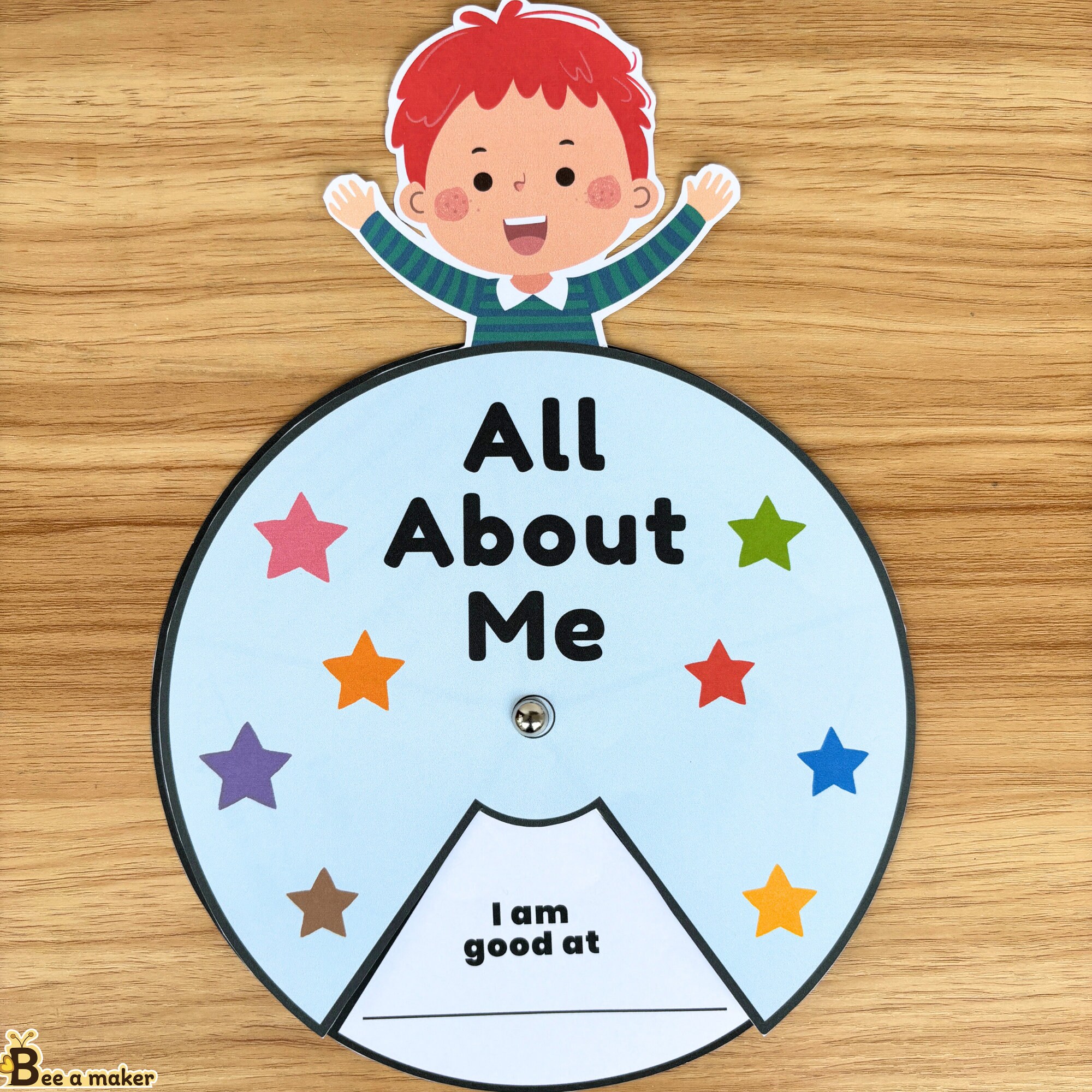 All About Me Spinner. Back to School Activity for Preschool Kids - Etsy