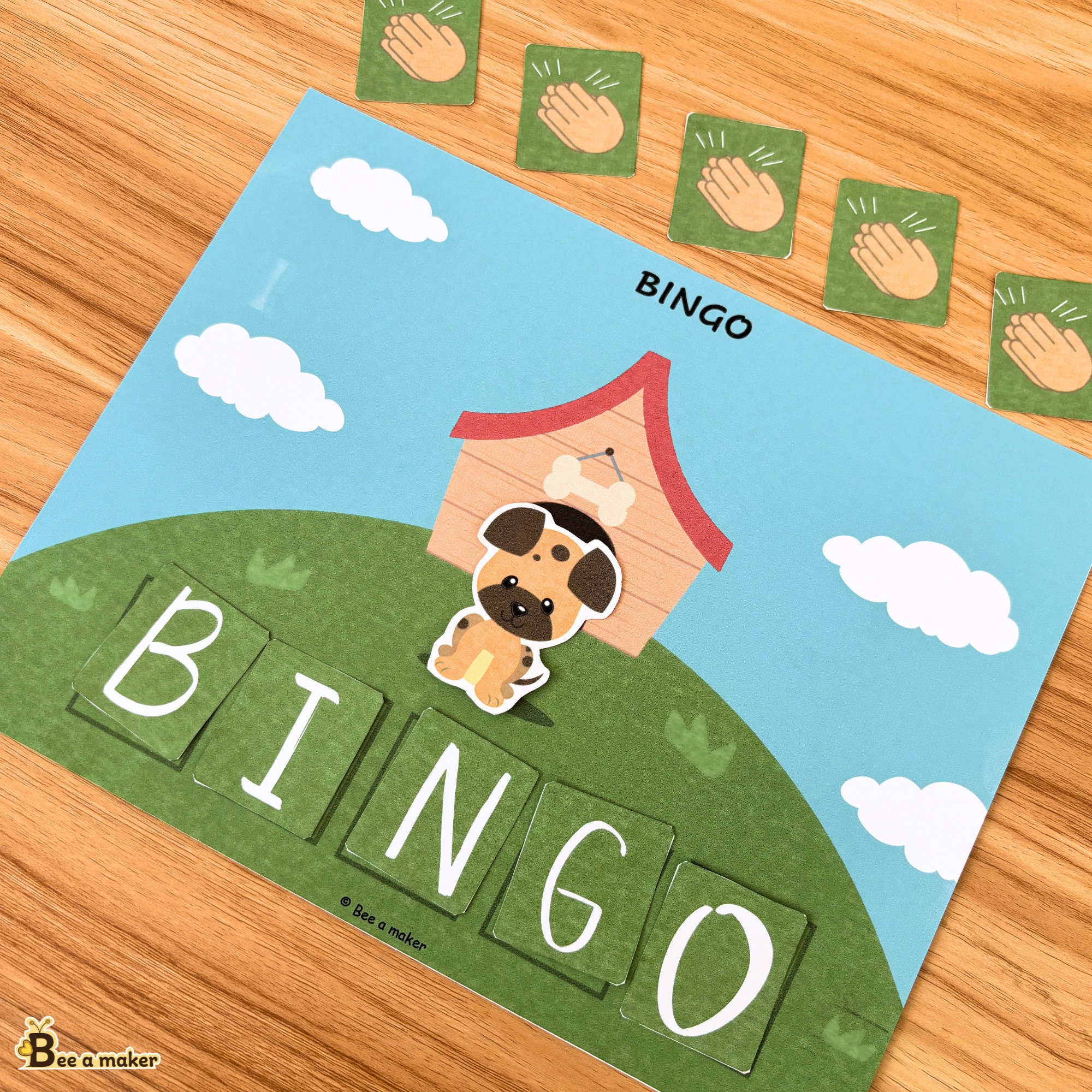 Bingo Nursery Rhyme Busy Book Page - Etsy
