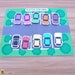 Color Matching Car Parking Printable Activity Busy Book Page - Etsy