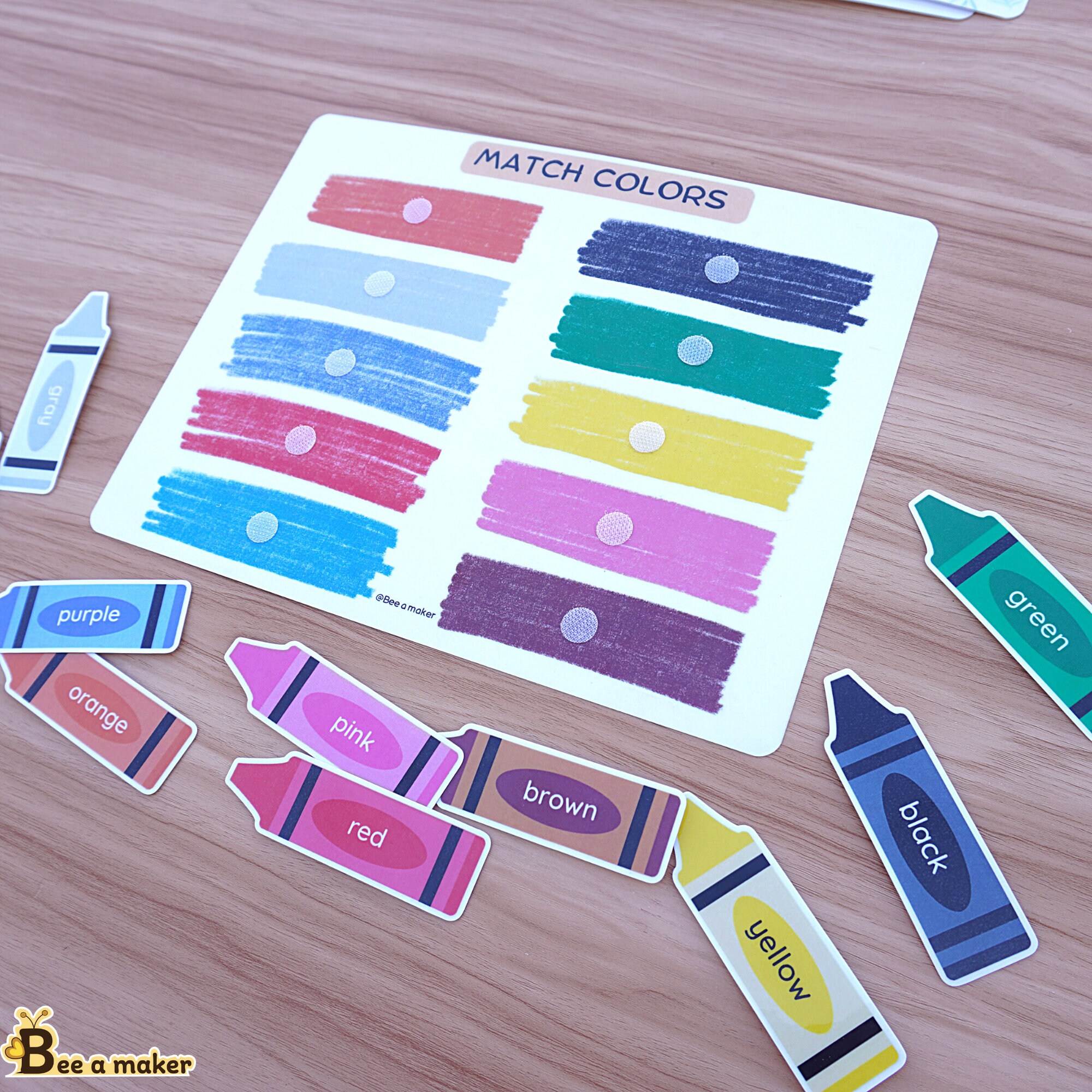 Color Sorting Crayons - Etsy