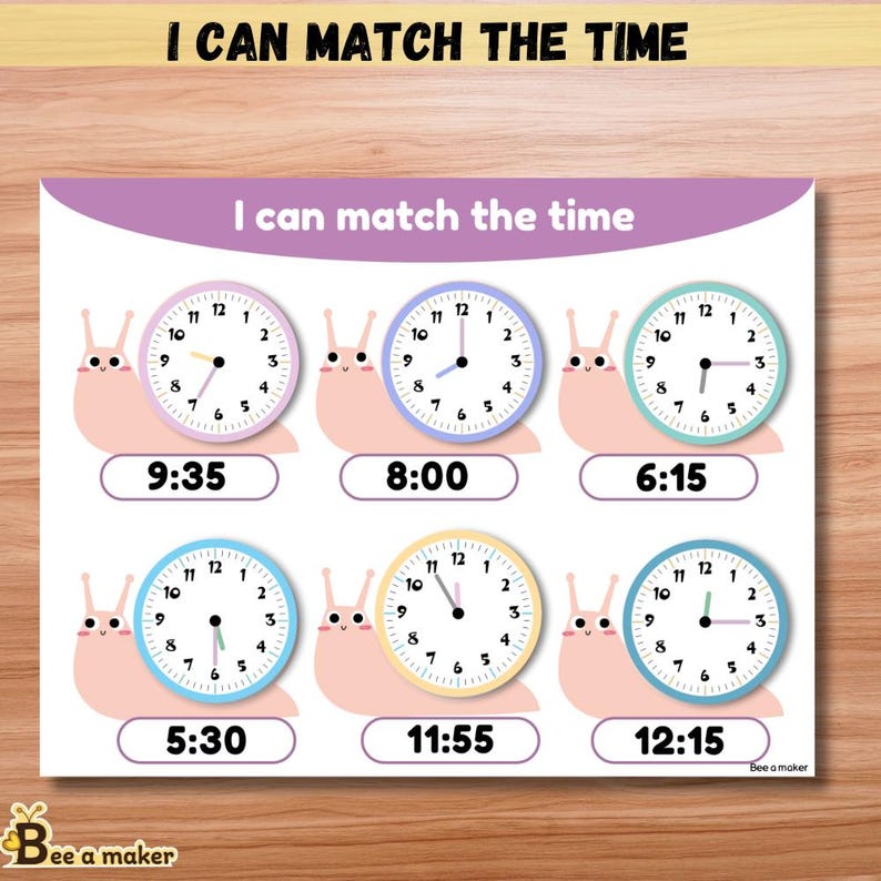 What Time is It? Telling Time Busy Book for Kids| Montessori, Preschool ...