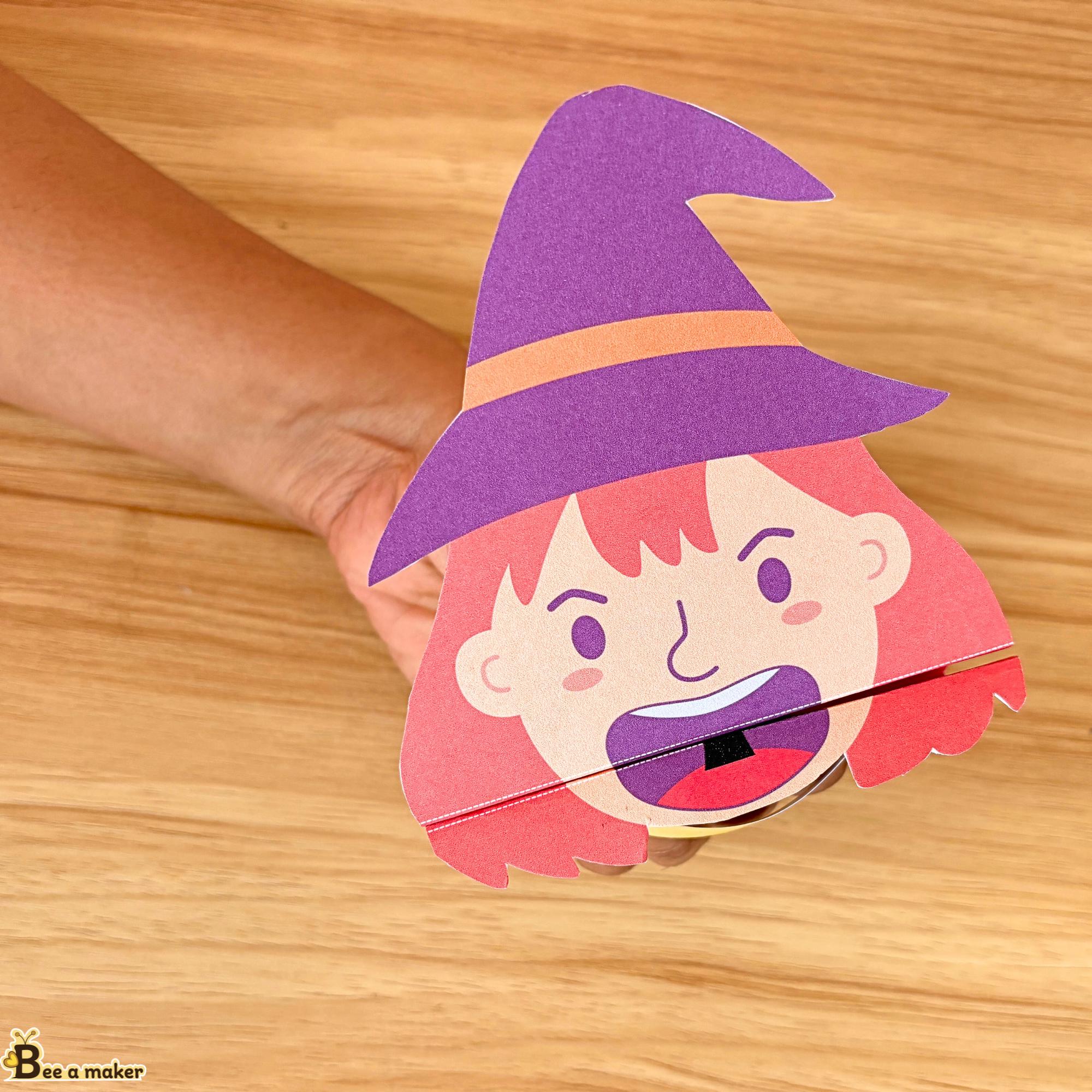 Halloween Activity for Kids, Printable Hand Puppets for Halloween ...