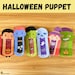 Halloween Activity for Kids, Printable Hand Puppets for Halloween ...