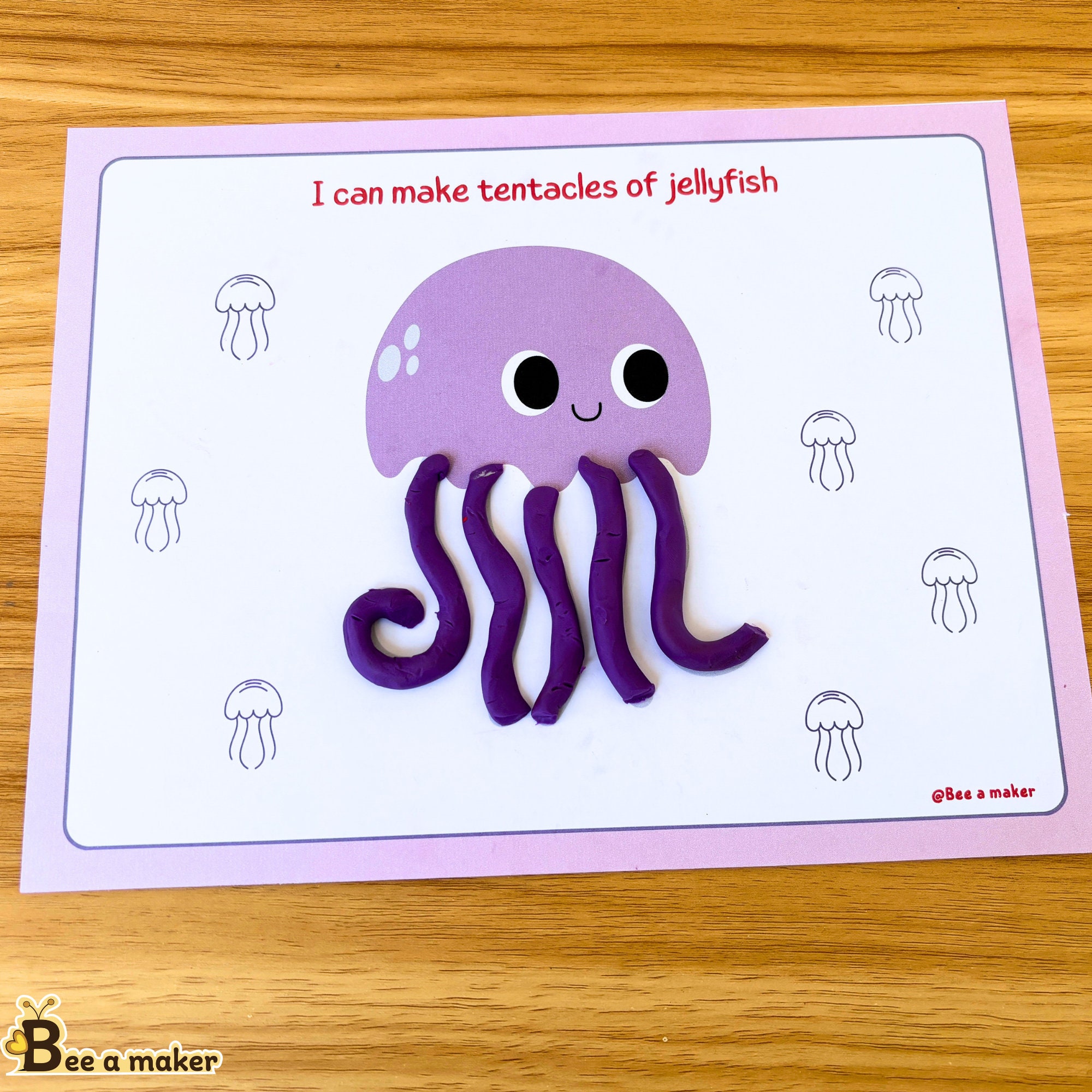 Ocean Animals Playdough Mats - Etsy