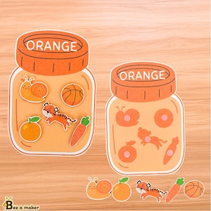 Color Matching Activity for Kids, Sorting Colors in Jars, Toddler Color ...