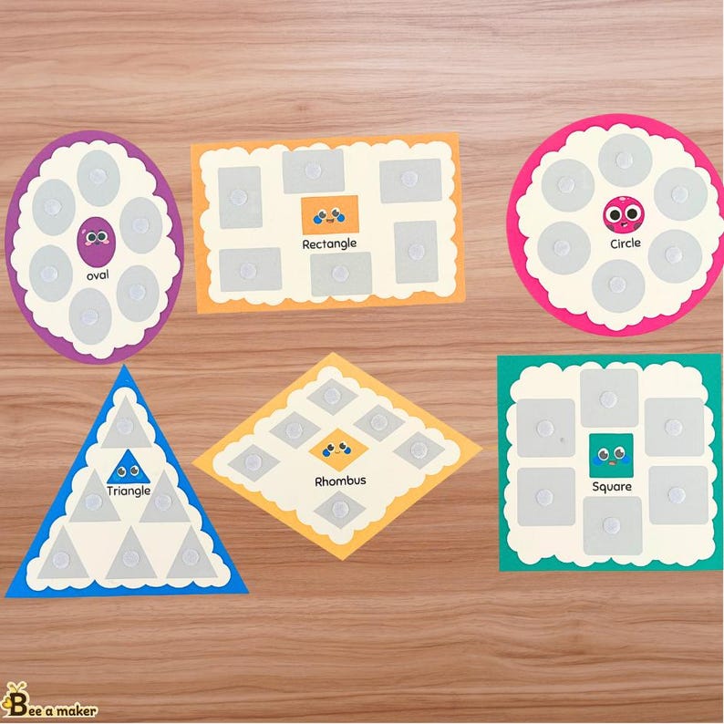 Shape Sorting Activity Pdf, Homeschool Activity, 2D Shapes Game, Shape ...