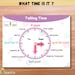 What Time is It? Telling Time Busy Book for Kids| Montessori, Preschool ...
