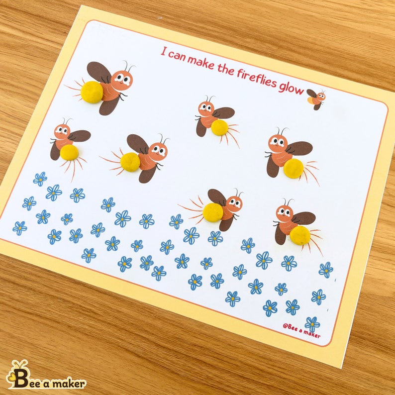 Insect Playdough Mats - Etsy