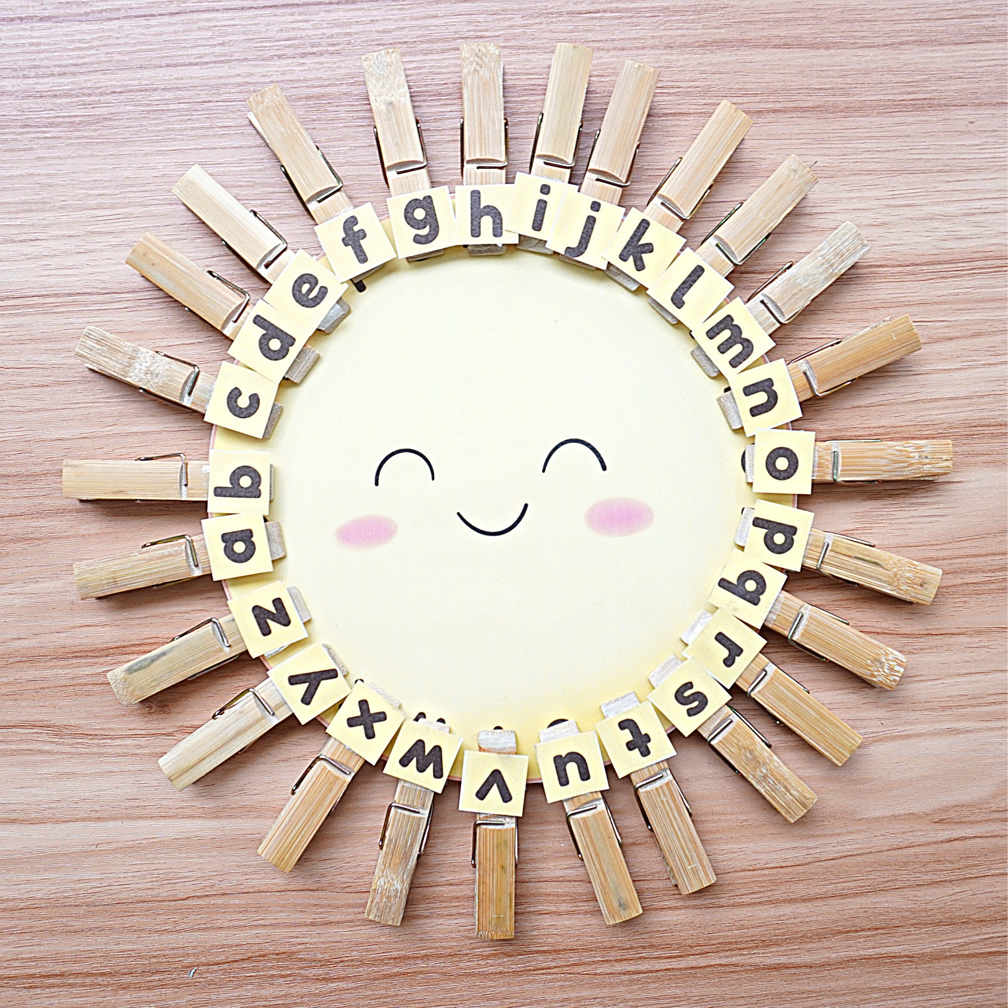 Alphabet Matching Wheel - Etsy