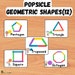 Popsicle Stick Flash Card Bundle(shapes, Alphabet, Numbers, Pattern and ...