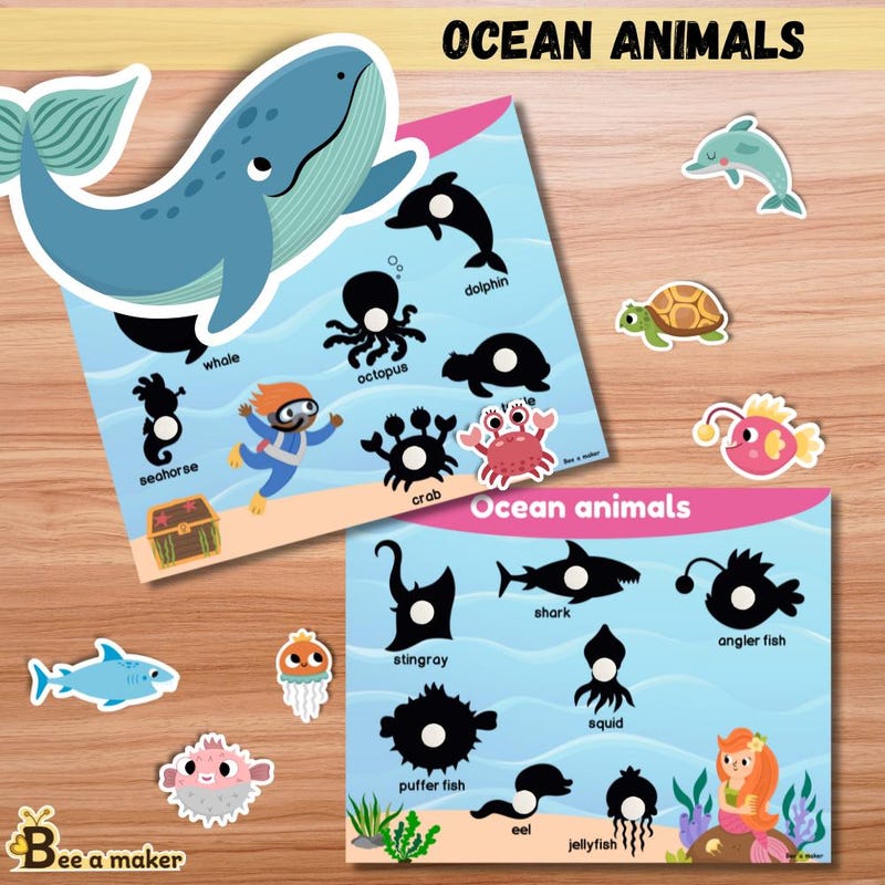 Ocean Animals - Etsy