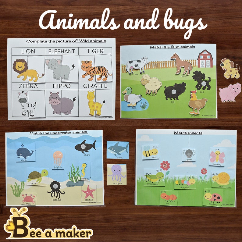 Busy Book Interactive Toddler/prek Learning Binder - Etsy Canada