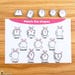 Easter or Bunny- Match the Shapes Activity - Etsy
