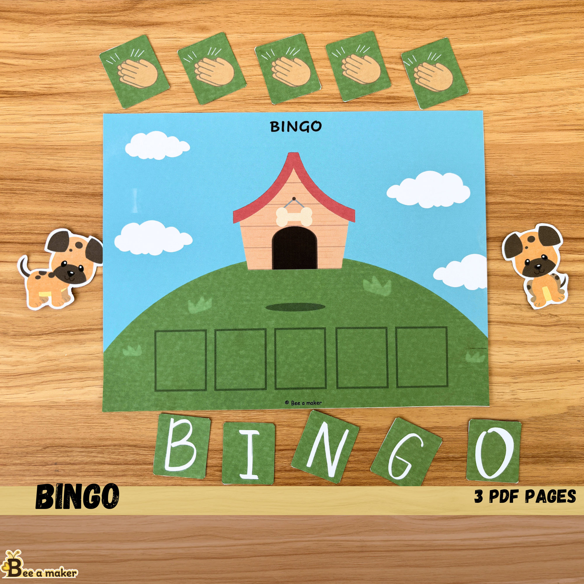 Bingo Nursery Rhyme Busy Book Page - Etsy