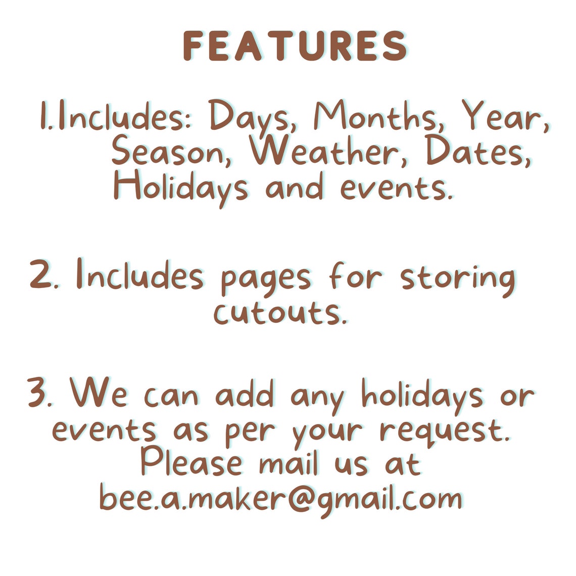 Perpetual Calendar Montessori Printable Calendar Classroom | Etsy