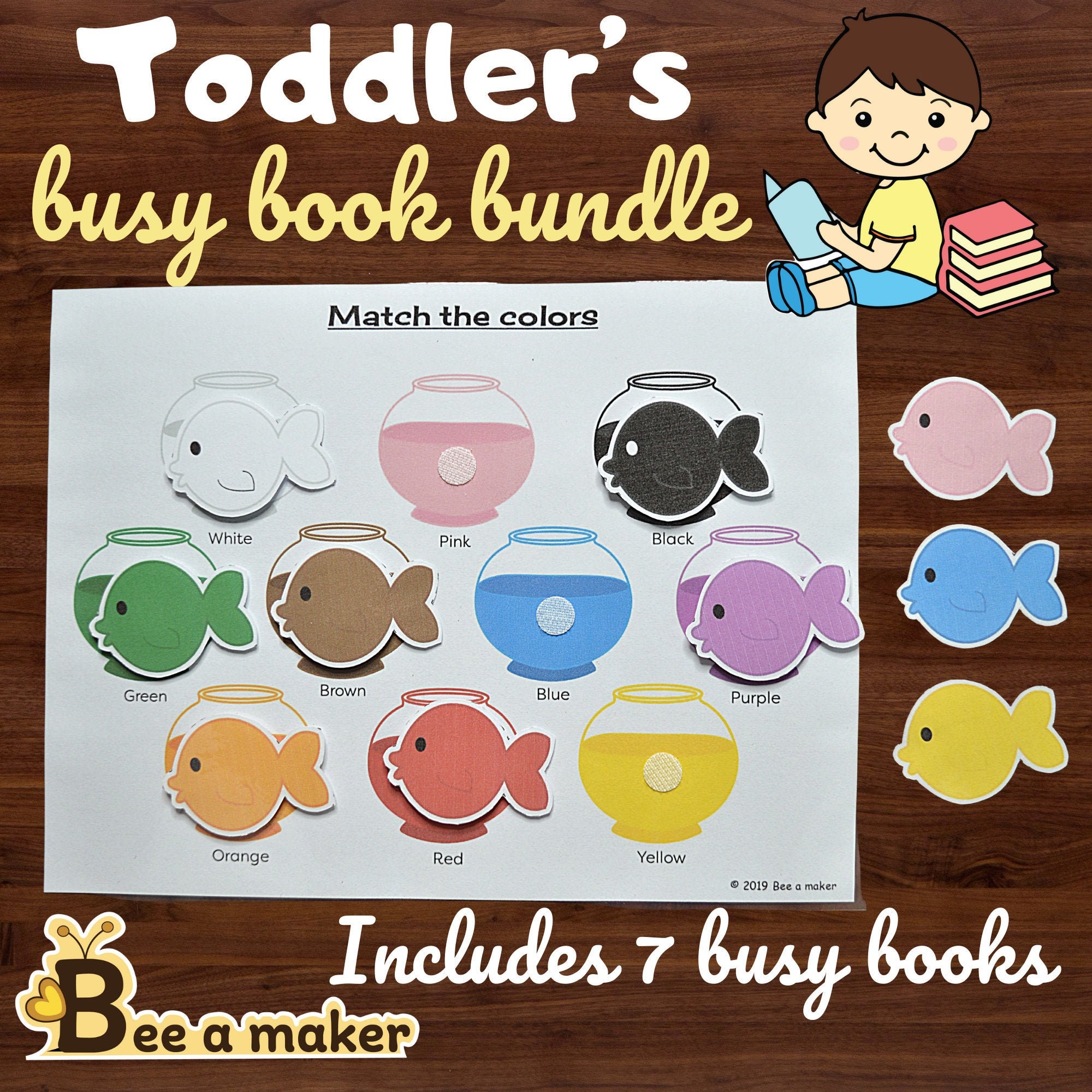 Busy book bundle of 8 busy books | Etsy