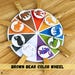 Brown Bear Color Wheel Activity for Toddlers, Homeschool, Preschool - Etsy