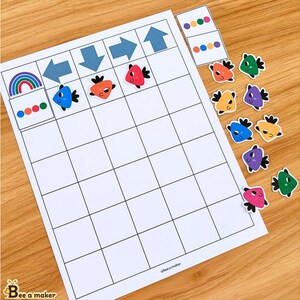 Fish Color Code Pattern Activity for Toddlers, Homeschool and Preschool ...