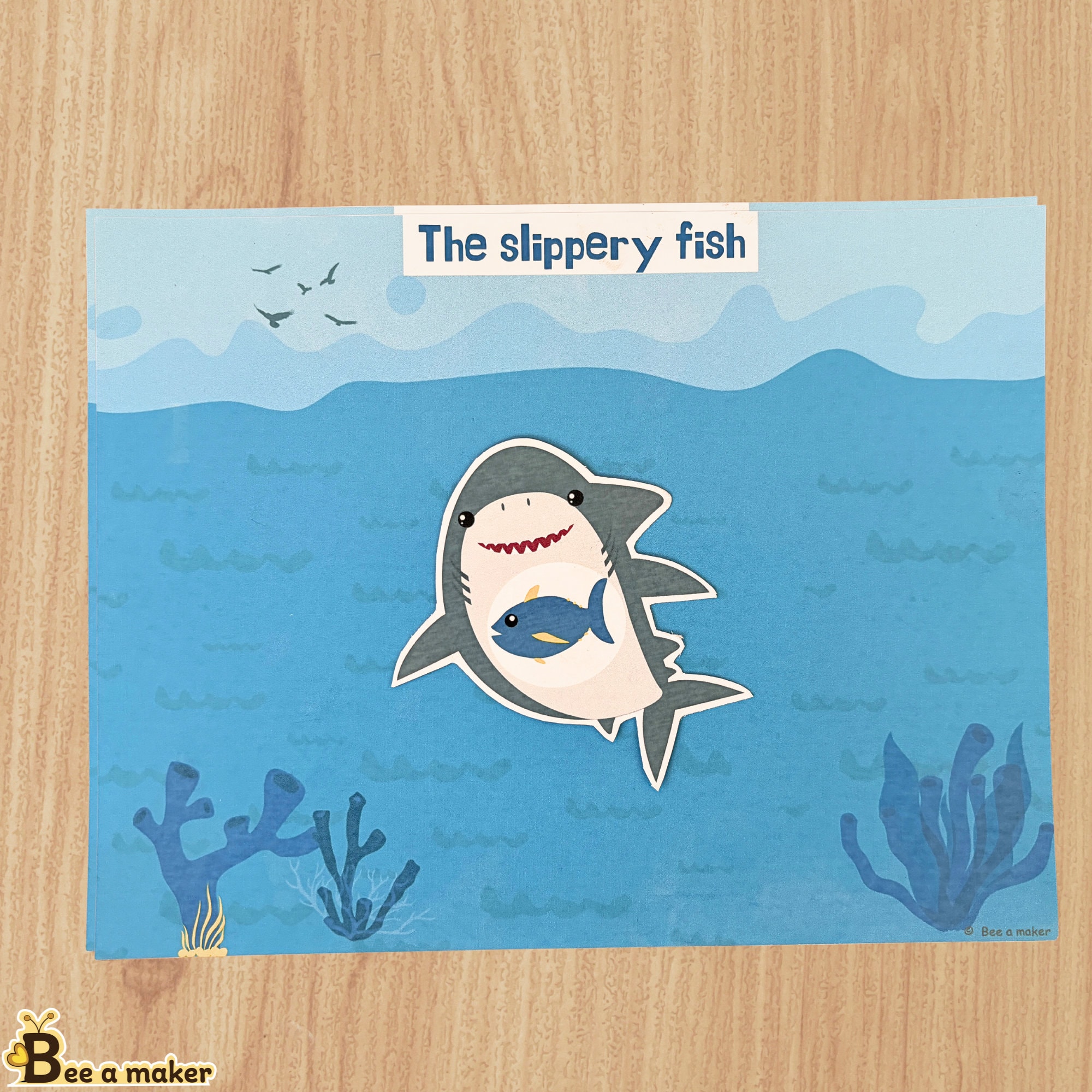 Slippery Fish Busy Book Page - Etsy