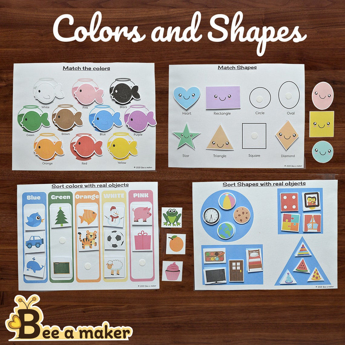 Busy Book Interactive Toddler/prek Learning Binder - Etsy