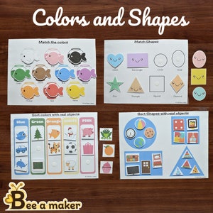 Busy Book Interactive Toddler/prek Learning Binder - Etsy