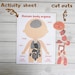 Human Anatomy Printable, Body Organs Matching Activity Busy Book Pdf ...