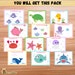 Ocean Animals Playdough Mats - Etsy