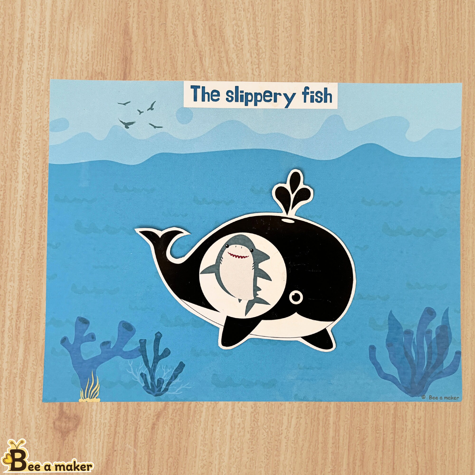 Slippery Fish Busy Book Page - Etsy