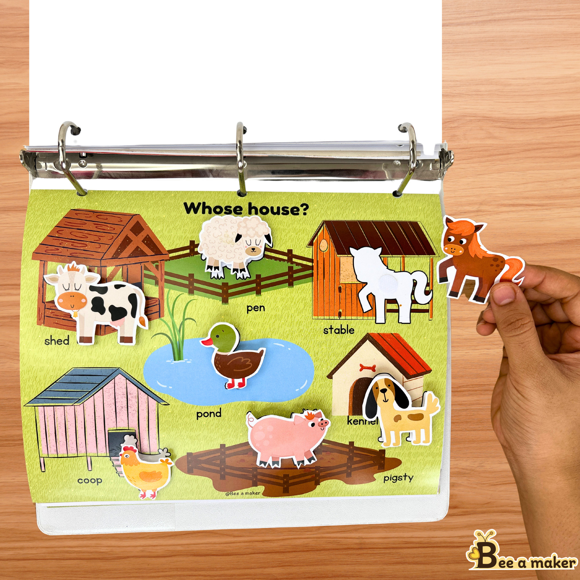 Farm Animals Busy Book - Etsy