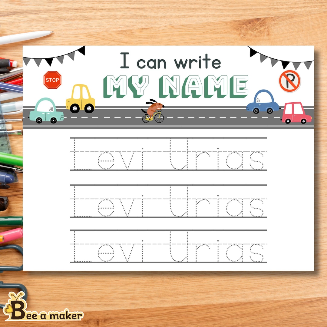 Custom Making: I Can Trace My Name Printable - Etsy