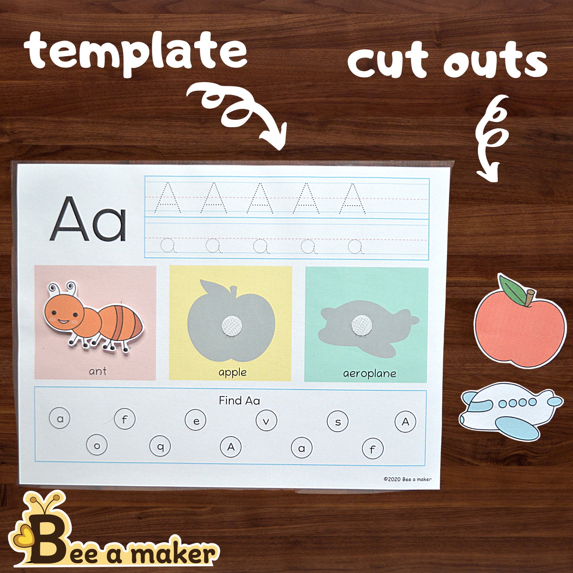 Alphabet Interactive Busy Book or Busy Binder for Toddlers - Etsy