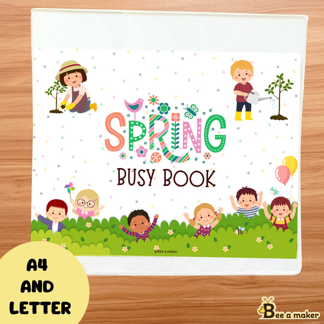 Spring Busy Book or Busy Binder - Etsy