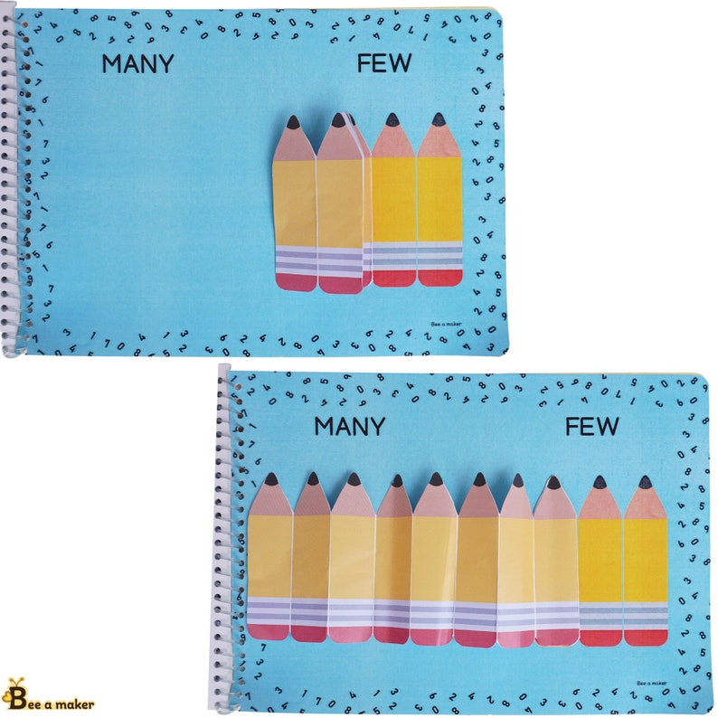 DIY Opposite Book Printable, Hands on Learning - Etsy