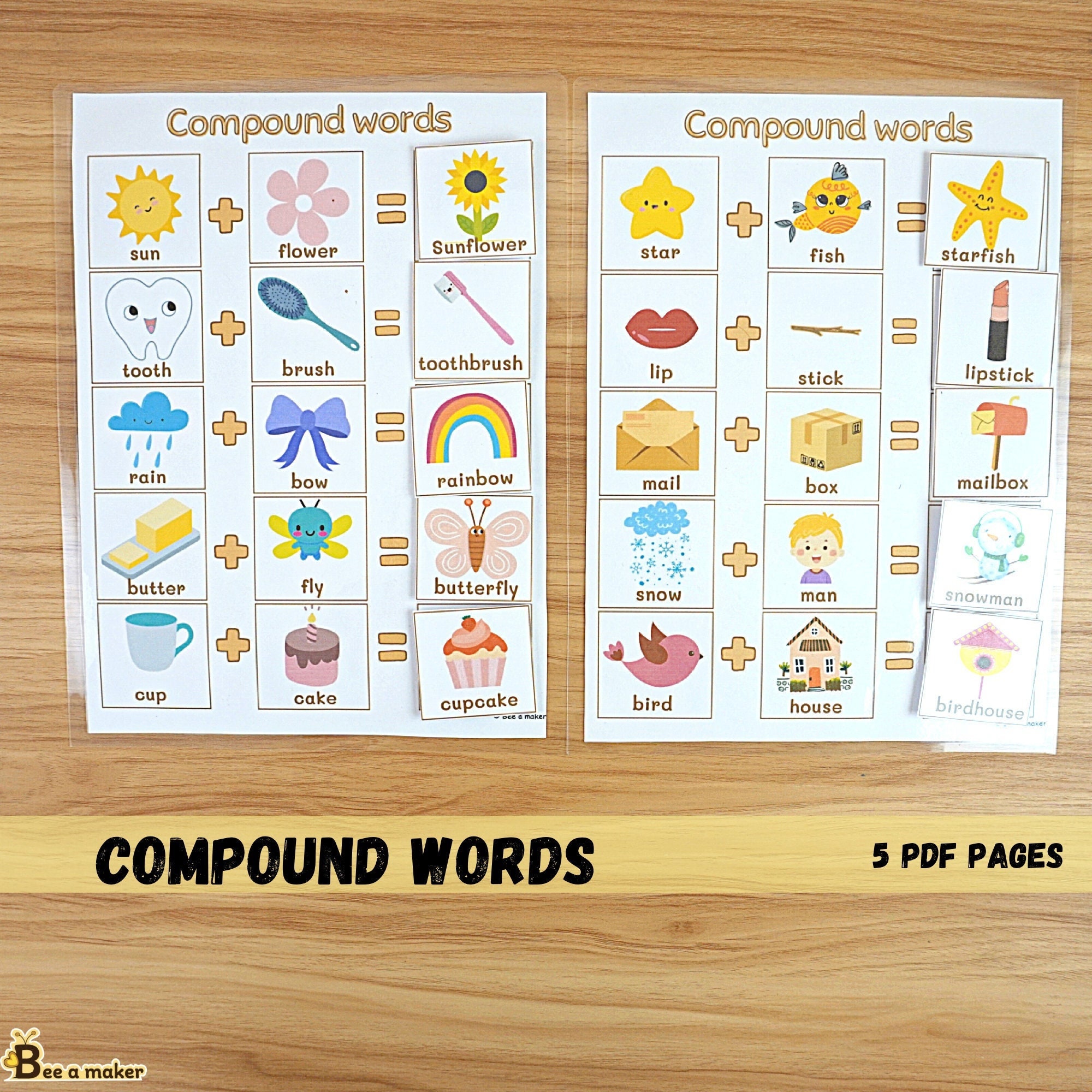 Compound Words Poster