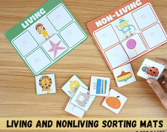 Living and Non-living Sorting Activity Montessori Printable - Etsy