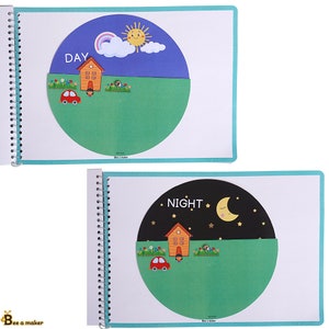 DIY Opposite Book Printable, Hands on Learning - Etsy