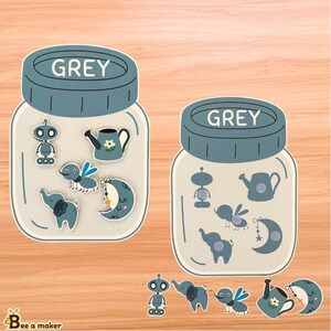 Color Matching Activity for Kids, Sorting Colors in Jars, Toddler Color ...