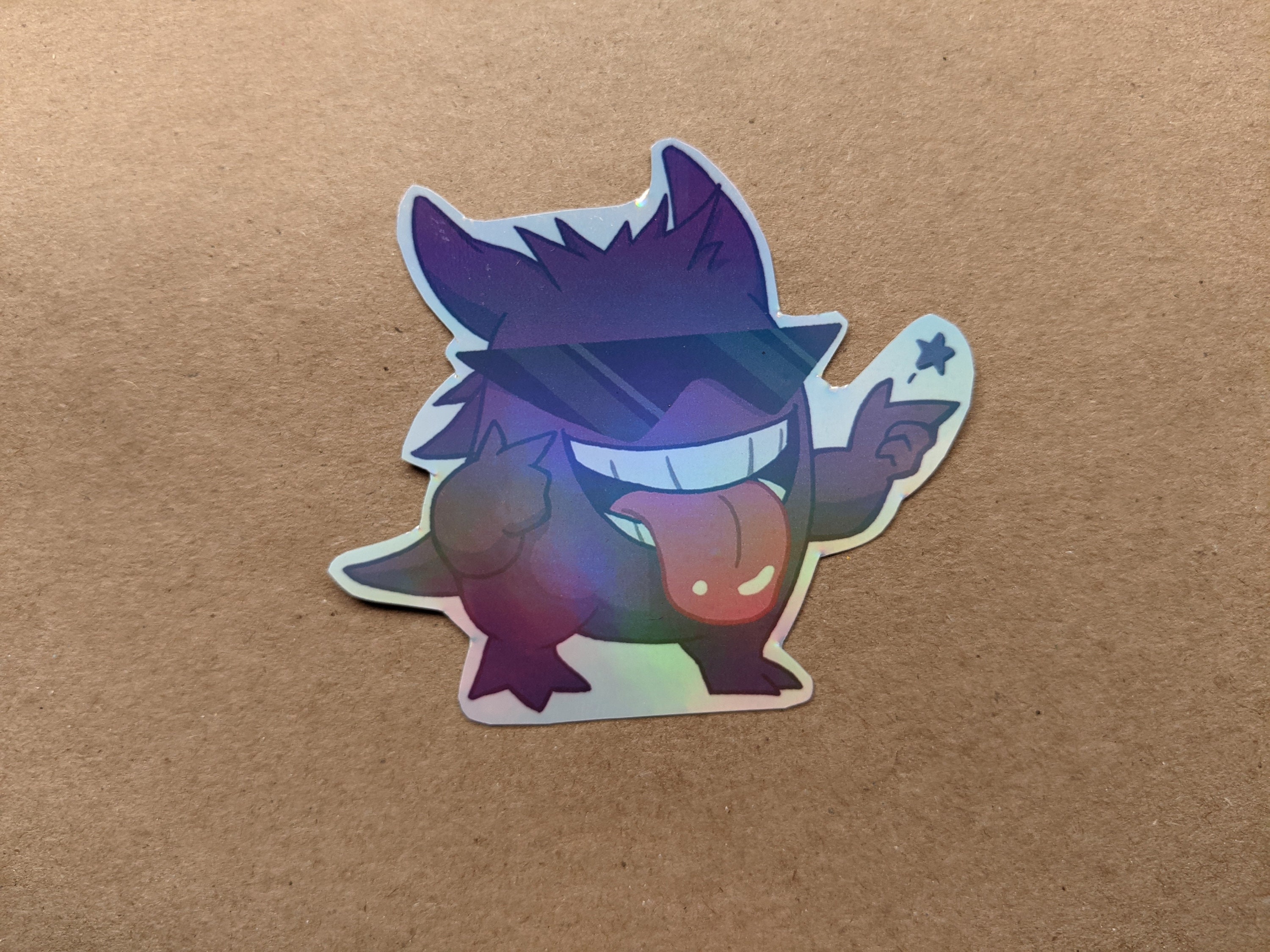 Cool Gengar Pokemon Fan Art Sticker - Etsy