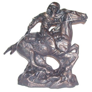 Pony Express Figurine - Etsy