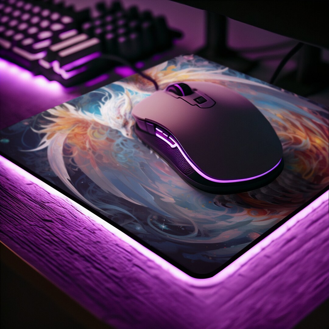 White Dragon Gaming Mouse Pad - Majestic Angry Beauty - Gift for Gamers ...